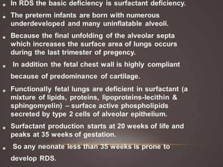 Respiratory distress syndrome | PPTX