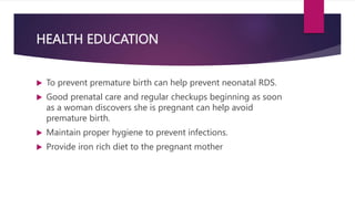 RDS.pptx respiratory distress syndrome 3rd year | PPTX