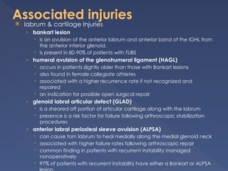 Recurrent dislocation shoulder orthopaedic | PPTX