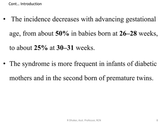 respiratory distress syndrome..... ppt by rahul dhaker | PPSX ...
