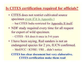 RPG Representation CITES India MA & SA Aug 2018 | PPT