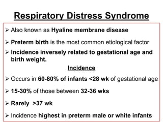 Respiratory Distress(RDS) | PPTX