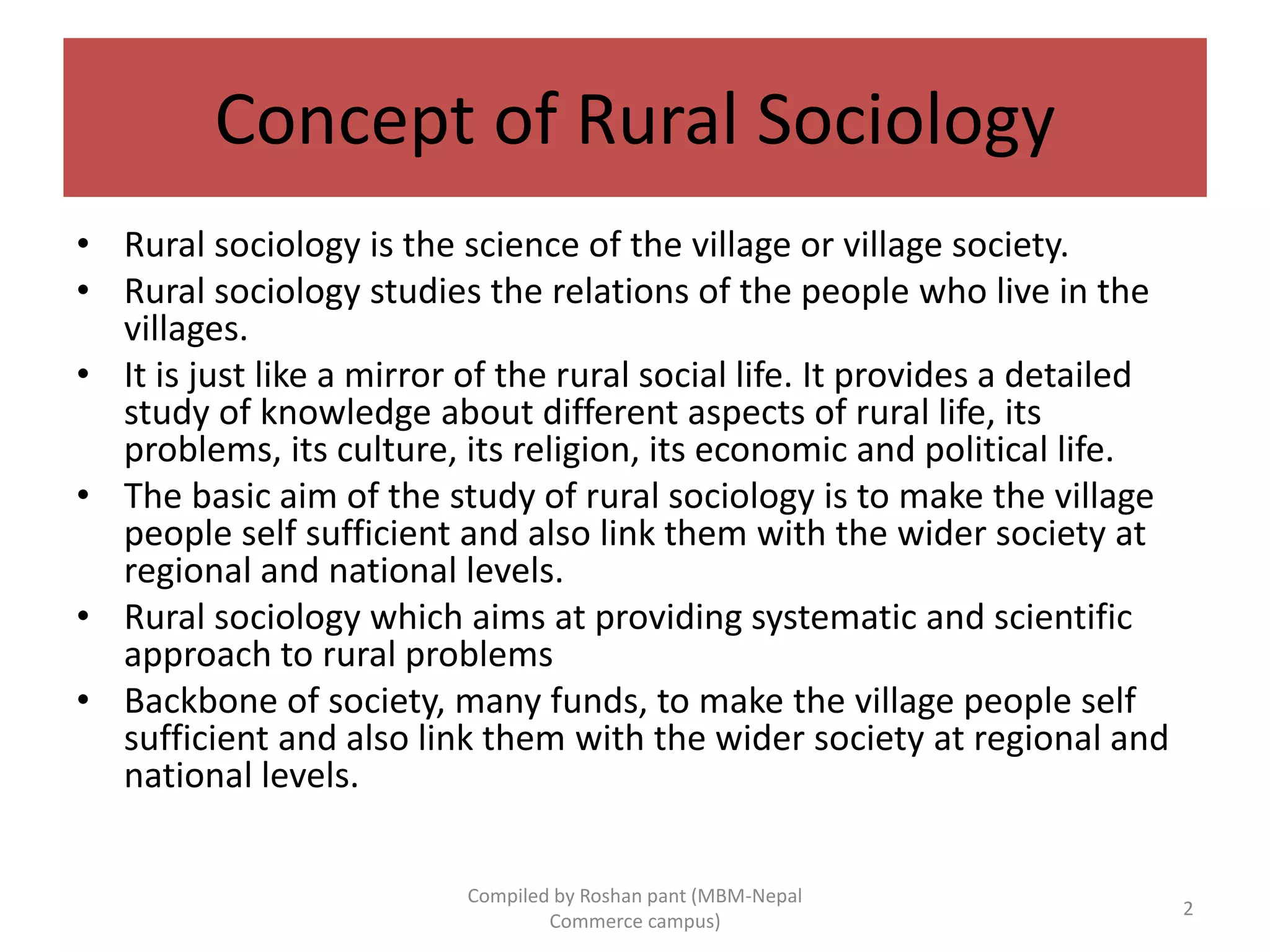 Rural social structure,Social change and continuity | PPTX