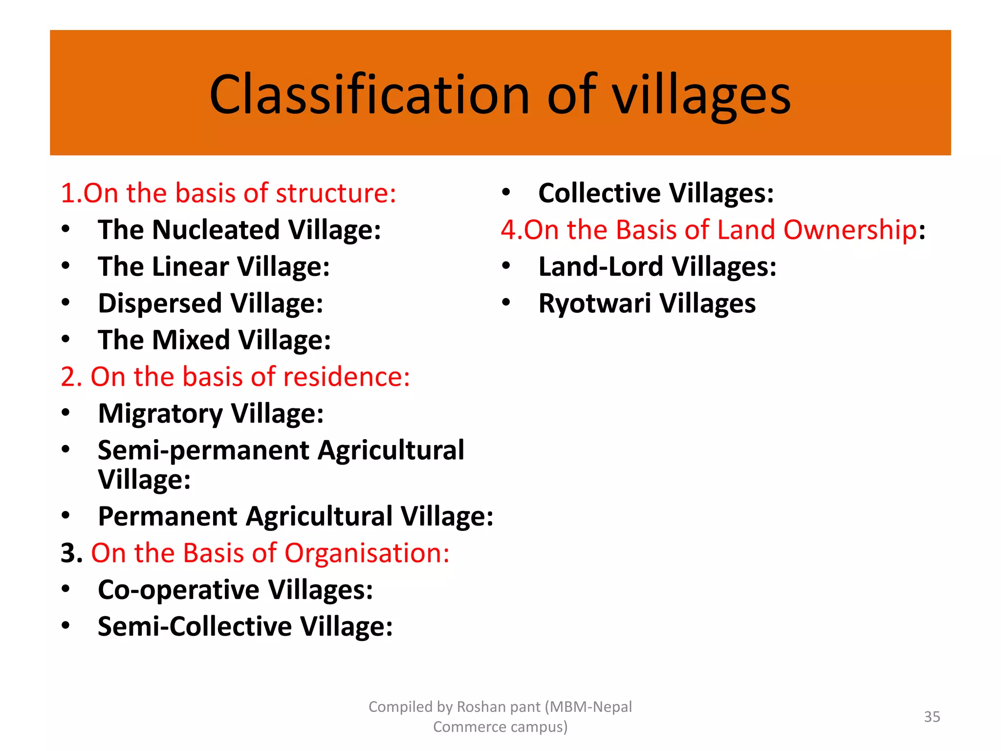 Rural social structure,Social change and continuity | PPTX