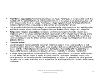 Rural social structure,Social change and continuity | PPTX