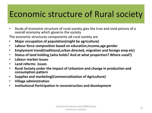 Rural social structure,Social change and continuity | PPTX