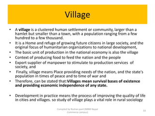 Rural social structure,Social change and continuity | PPTX