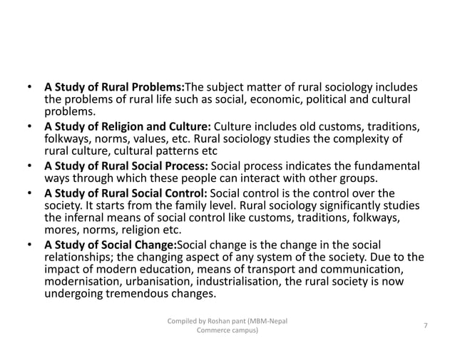 Rural social structure,Social change and continuity | PPTX