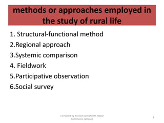 Rural social structure,Social change and continuity | PPTX