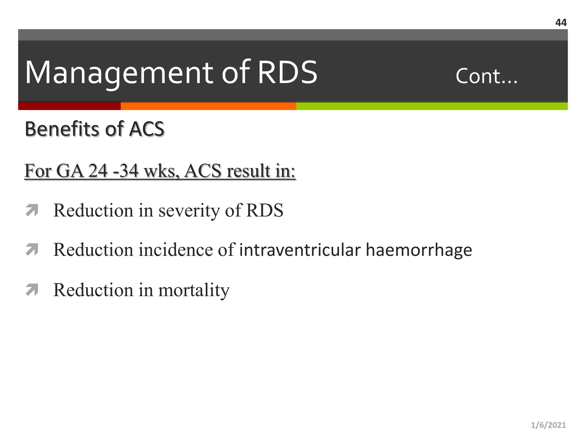 RDS (neonate respiratory distress syndrome) | PPTX