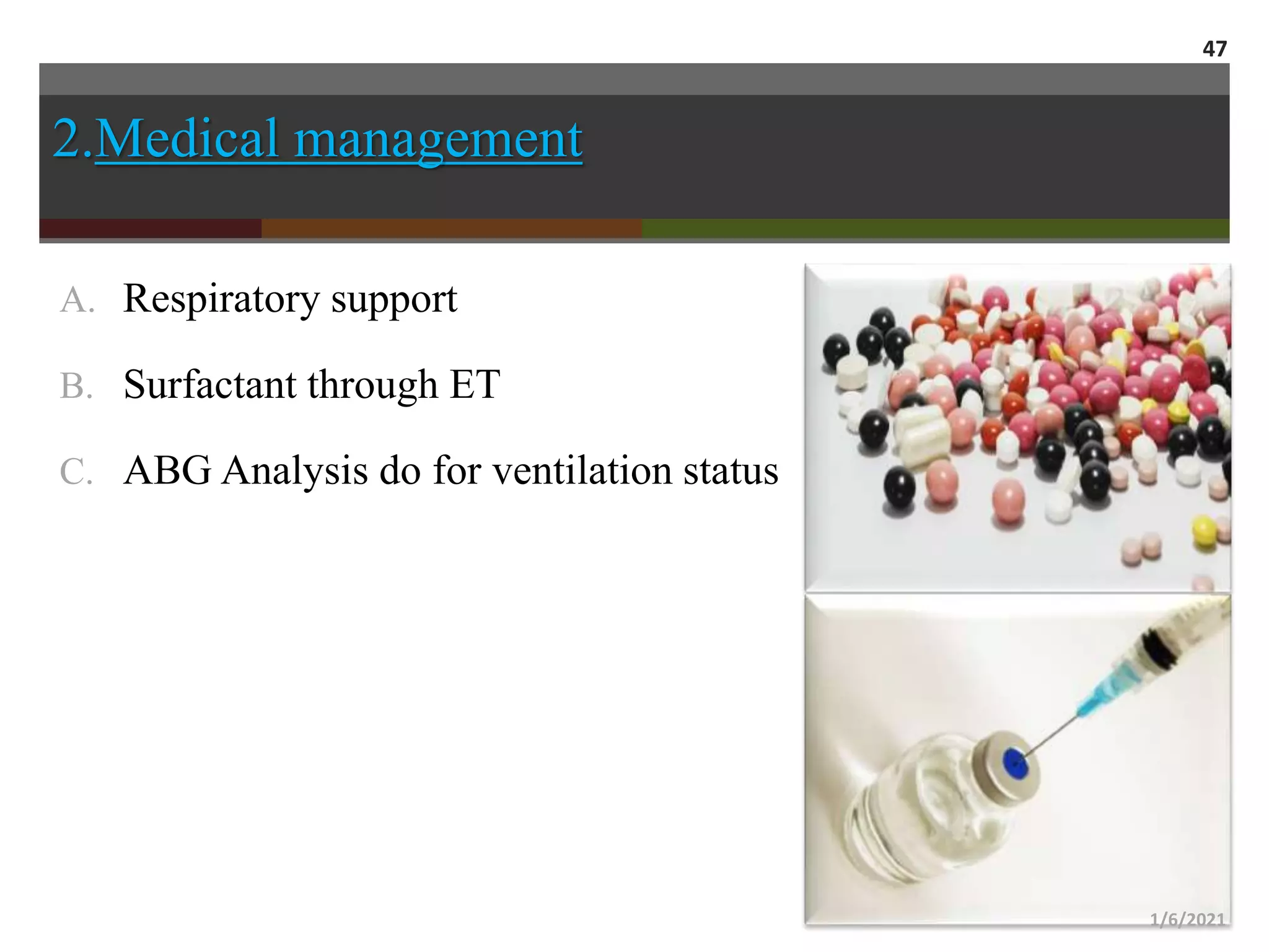 RDS (neonate respiratory distress syndrome) | PPTX