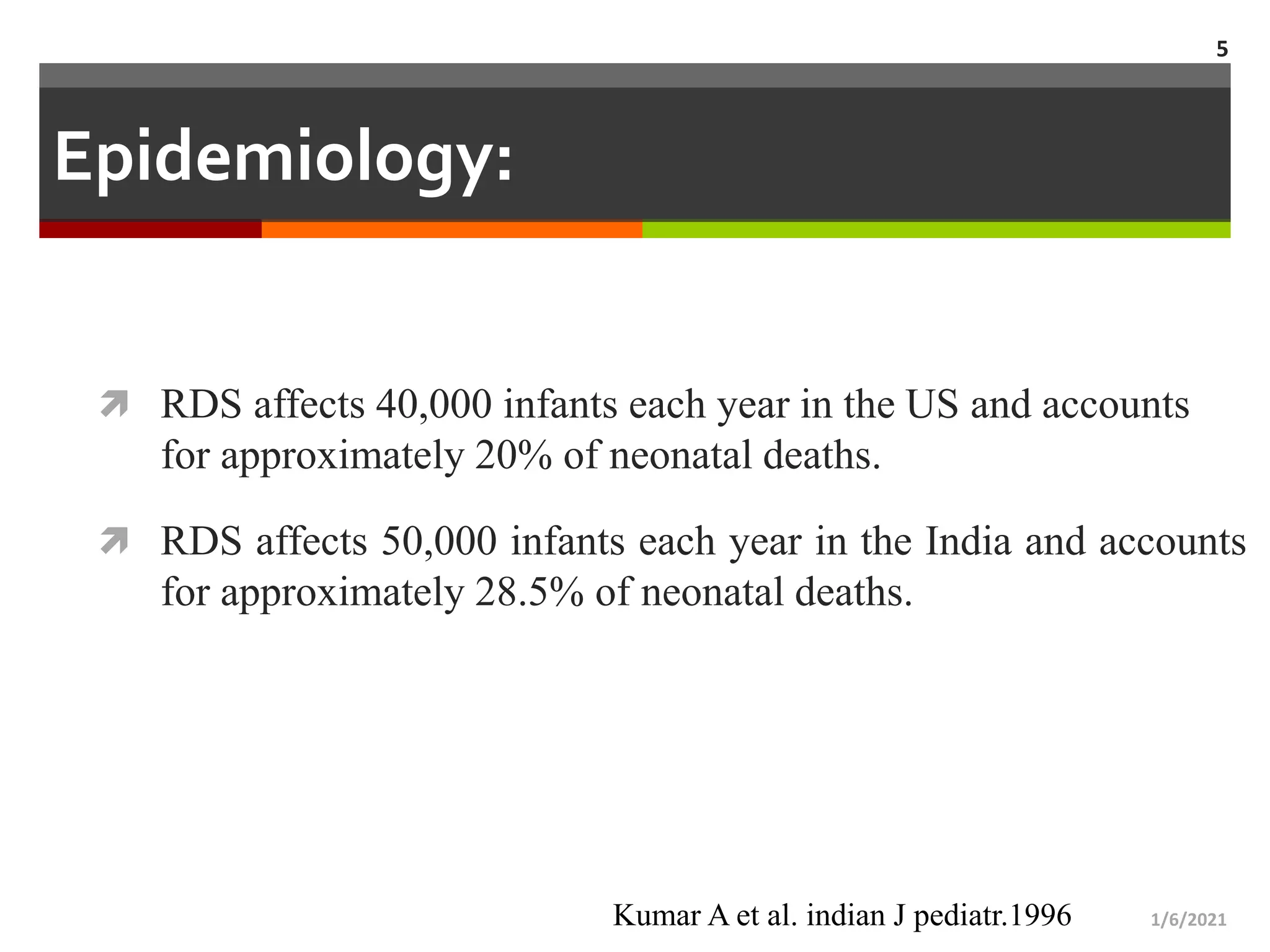 RDS (neonate respiratory distress syndrome) | PPTX