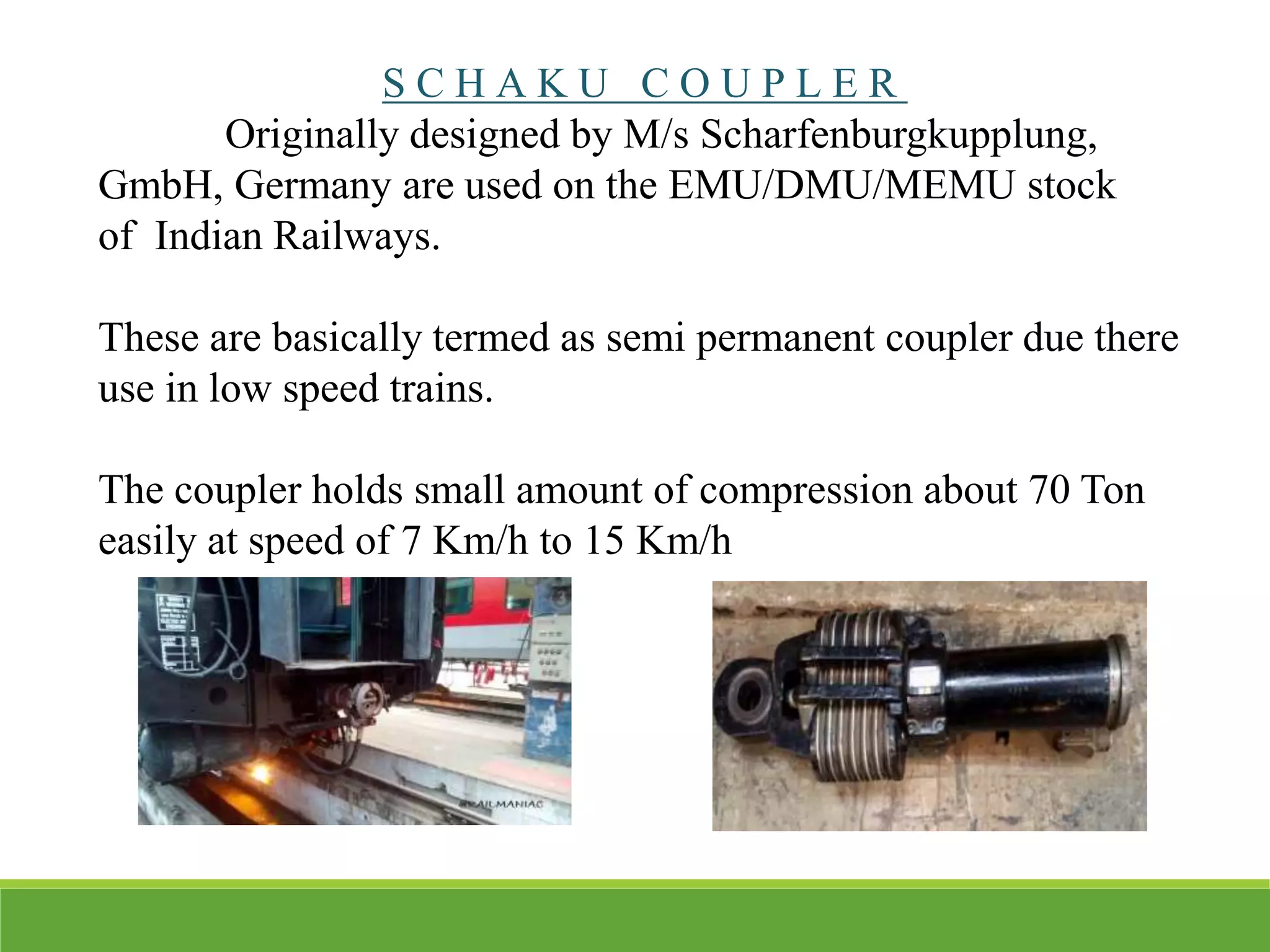 Locomotive Coupler RDSO | PPTX
