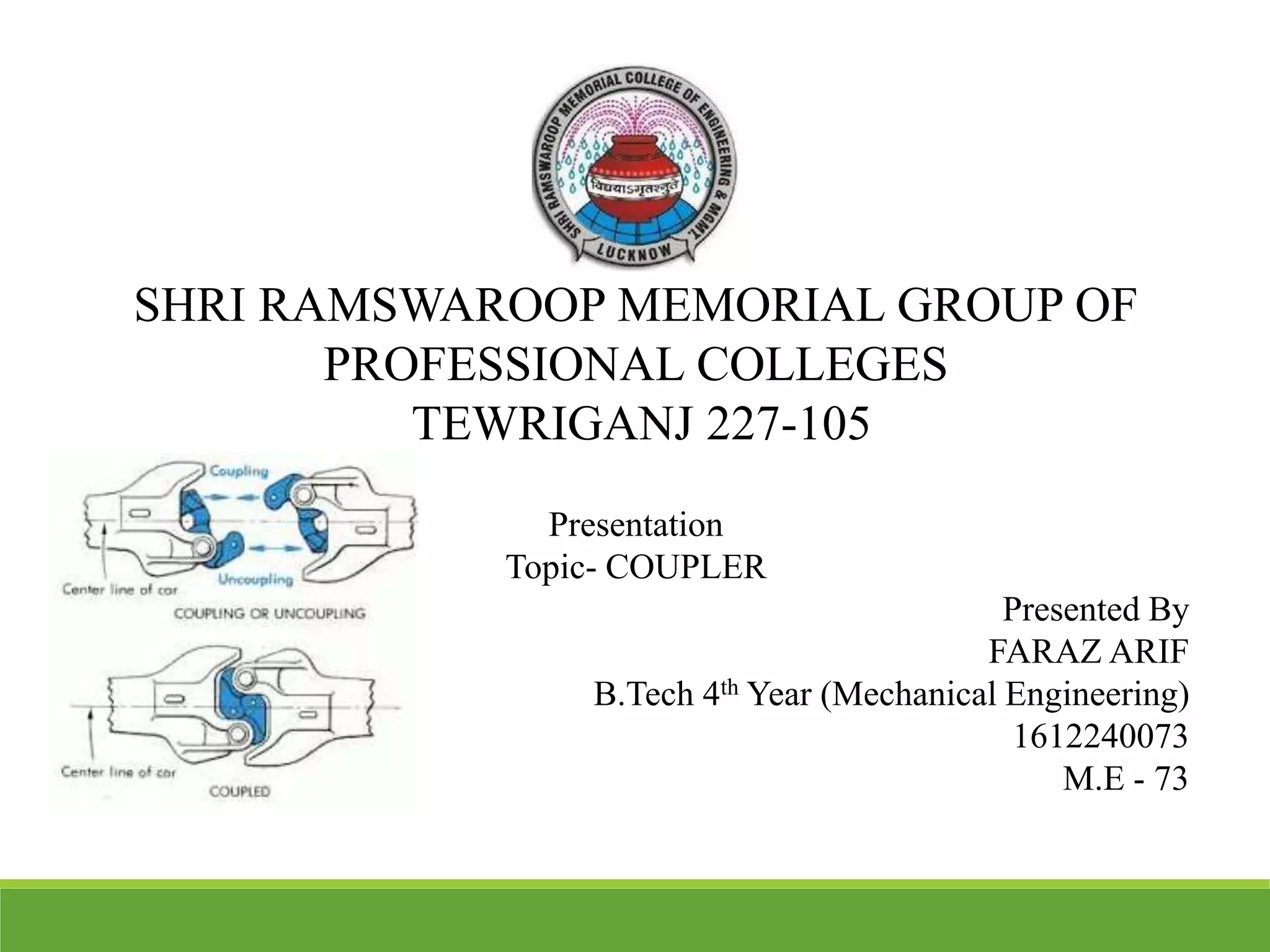 Locomotive Coupler RDSO | PPT