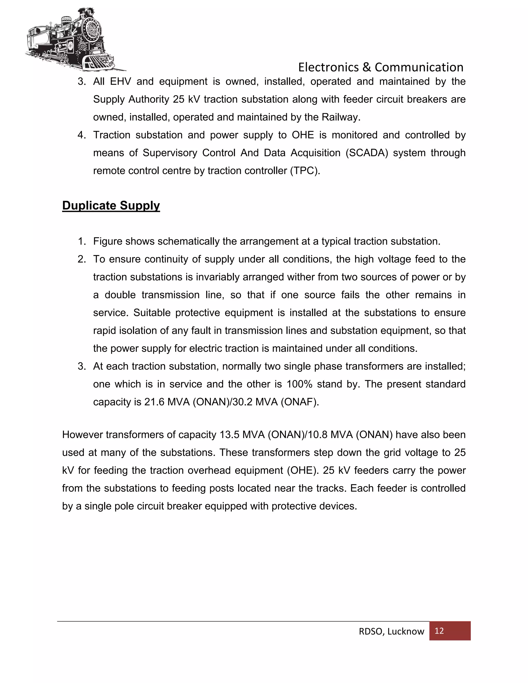 RDSO (Indian Railways) Industrial Training Report | PDF