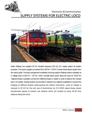 RDSO (Indian Railways) Industrial Training Report | PDF