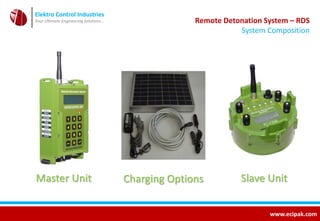 Remote Detonation System | PPSX | Civil Engineering Industry | Industries