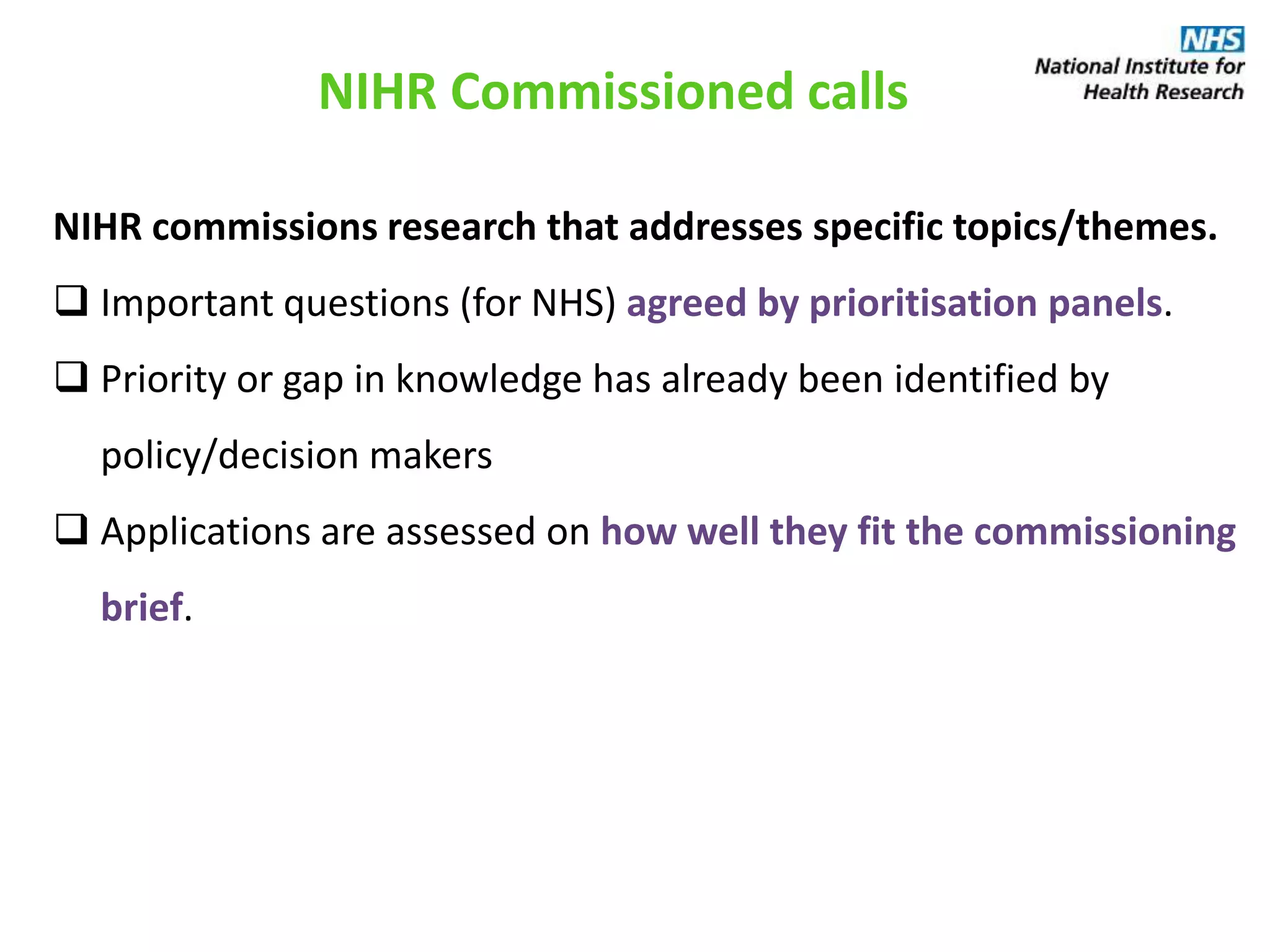 NIHR Research Design Service | PPTX