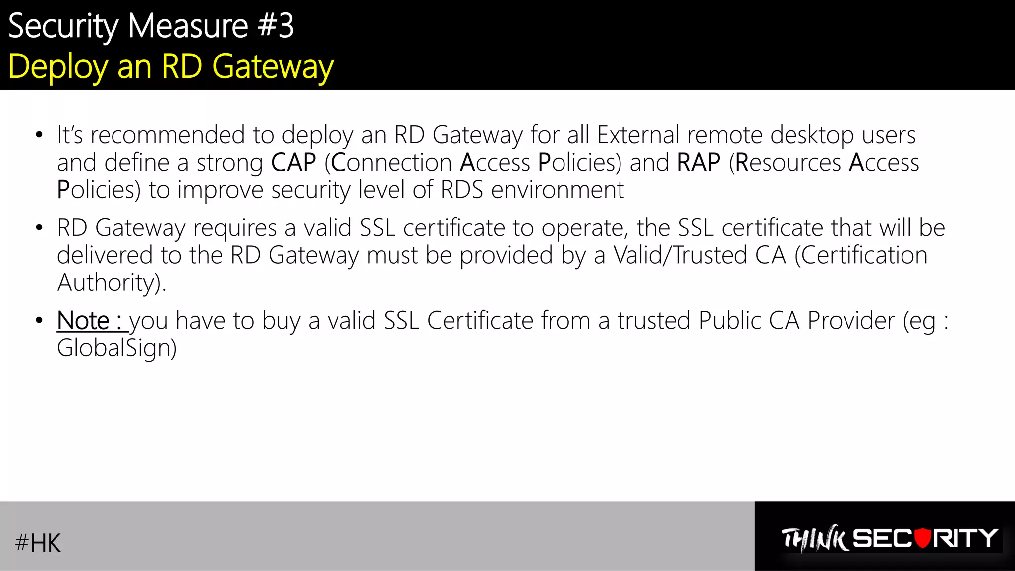 [RDS /Remote Desktop Services] Lesson 1 : Security Risks & Best ...