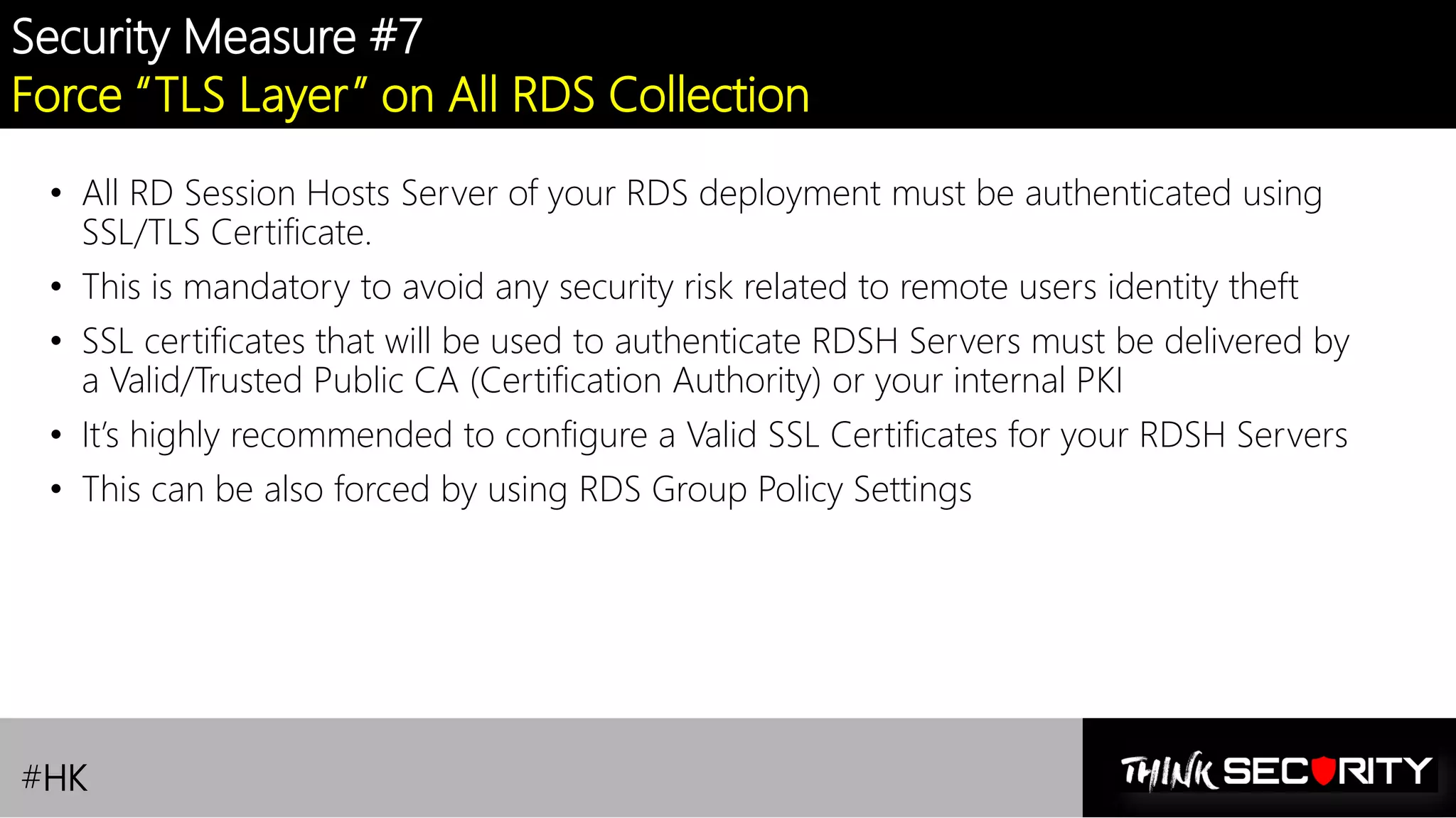 [RDS /Remote Desktop Services] Lesson 1 : Security Risks & Best ...