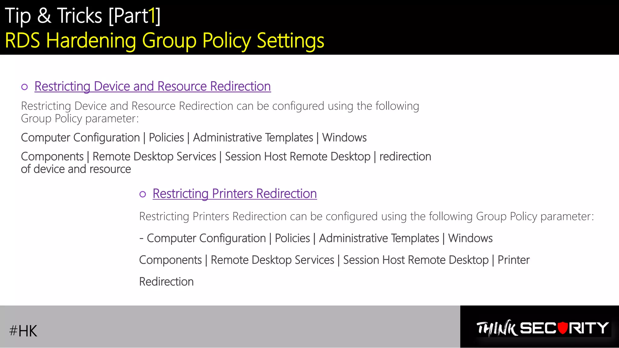 [RDS /Remote Desktop Services] Lesson 1 : Security Risks & Best ...
