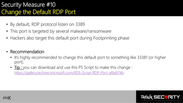 [RDS /Remote Desktop Services] Lesson 1 : Security Risks & Best Practices You Should Know | PDF ...