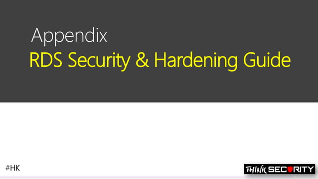 [RDS /Remote Desktop Services] Lesson 1 : Security Risks & Best ...
