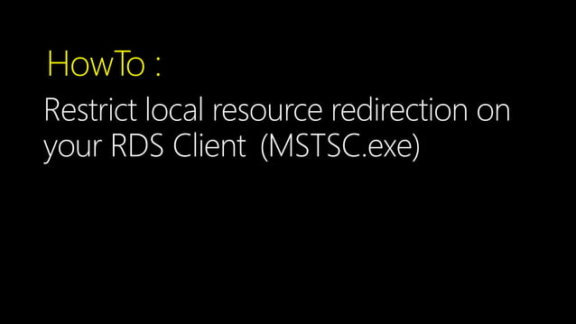 [RDS /Remote Desktop Services] Lesson 1 : Security Risks & Best Practices You Should Know | PDF ...