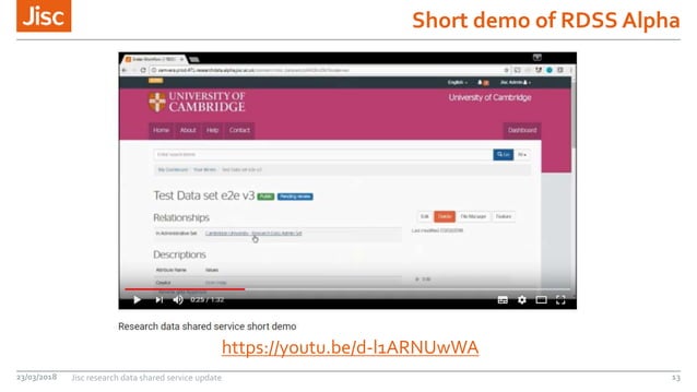 Research Data Shared Service | PPT