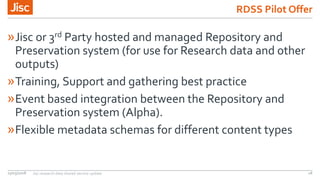 Research Data Shared Service | PPT