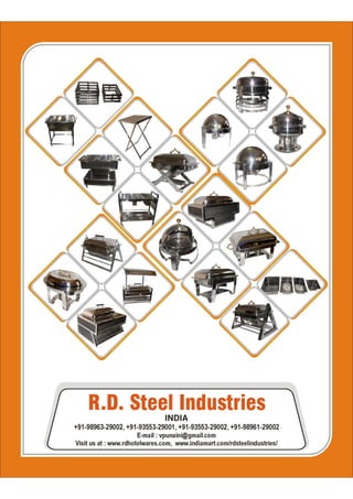 RD Steel Industries, Jagadhri, Stainless Steel Kitchen Ware | PDF ...