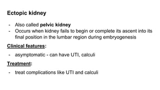 Congenital and inherited renal diseases - Medicine - RDT | PPTX