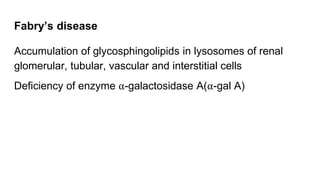 Congenital and inherited renal diseases - Medicine - RDT | PPTX