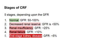 Chronic Renal Failure - Medicine - RDT | PPTX