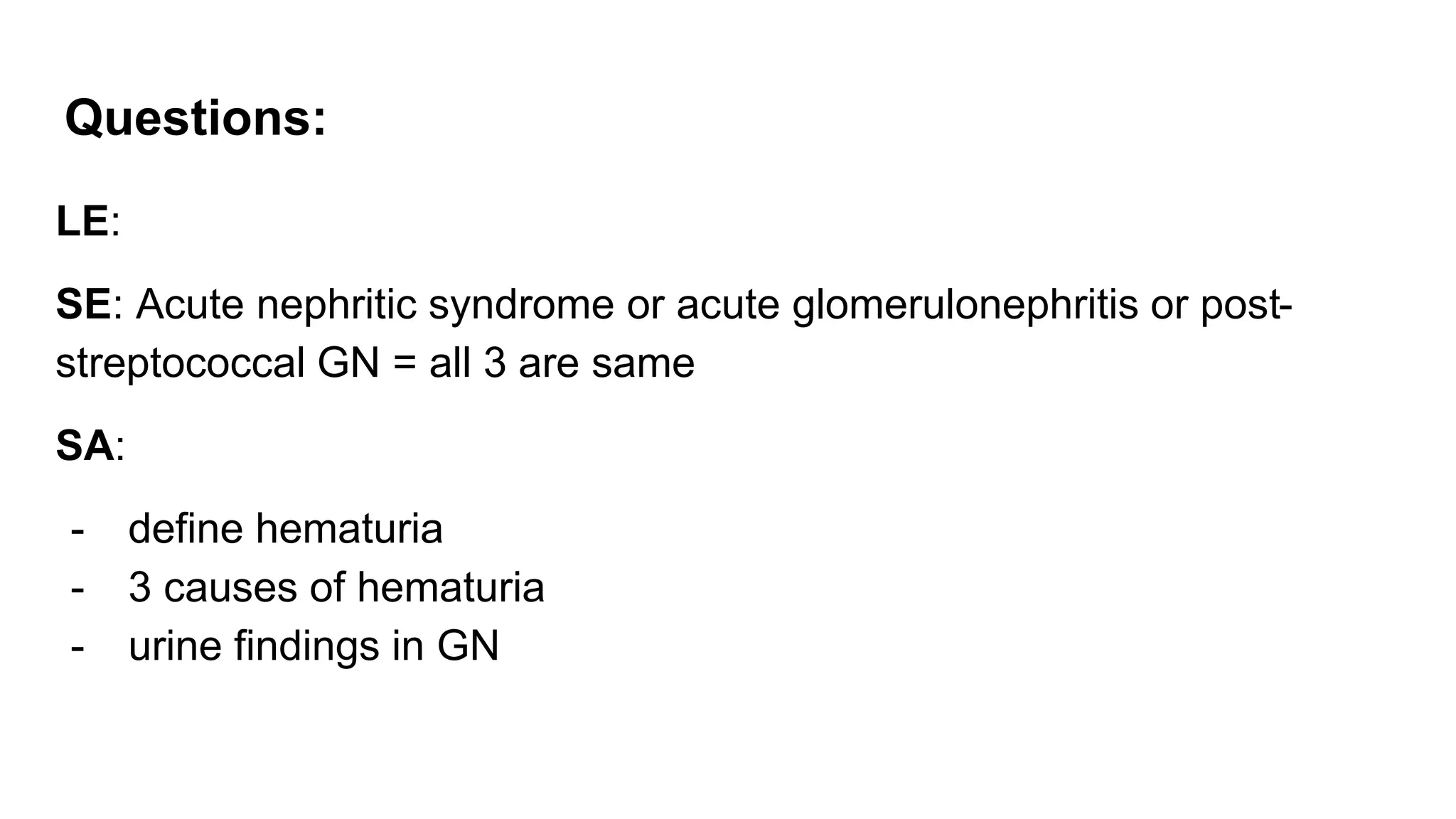 Nephritic syndrome - Medicine - RDT | PPTX