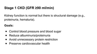 Renal nutrition in Pre-dialysis stages - Pathology - BSc. RDT | PPTX