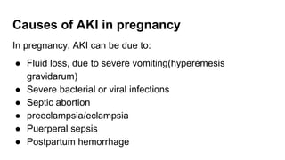 Renal problems seen in pregnancy - Medicine - RDT | PPT