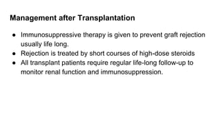 Renal replacement therapies(RRT) - Medicine - RDT | PPTX