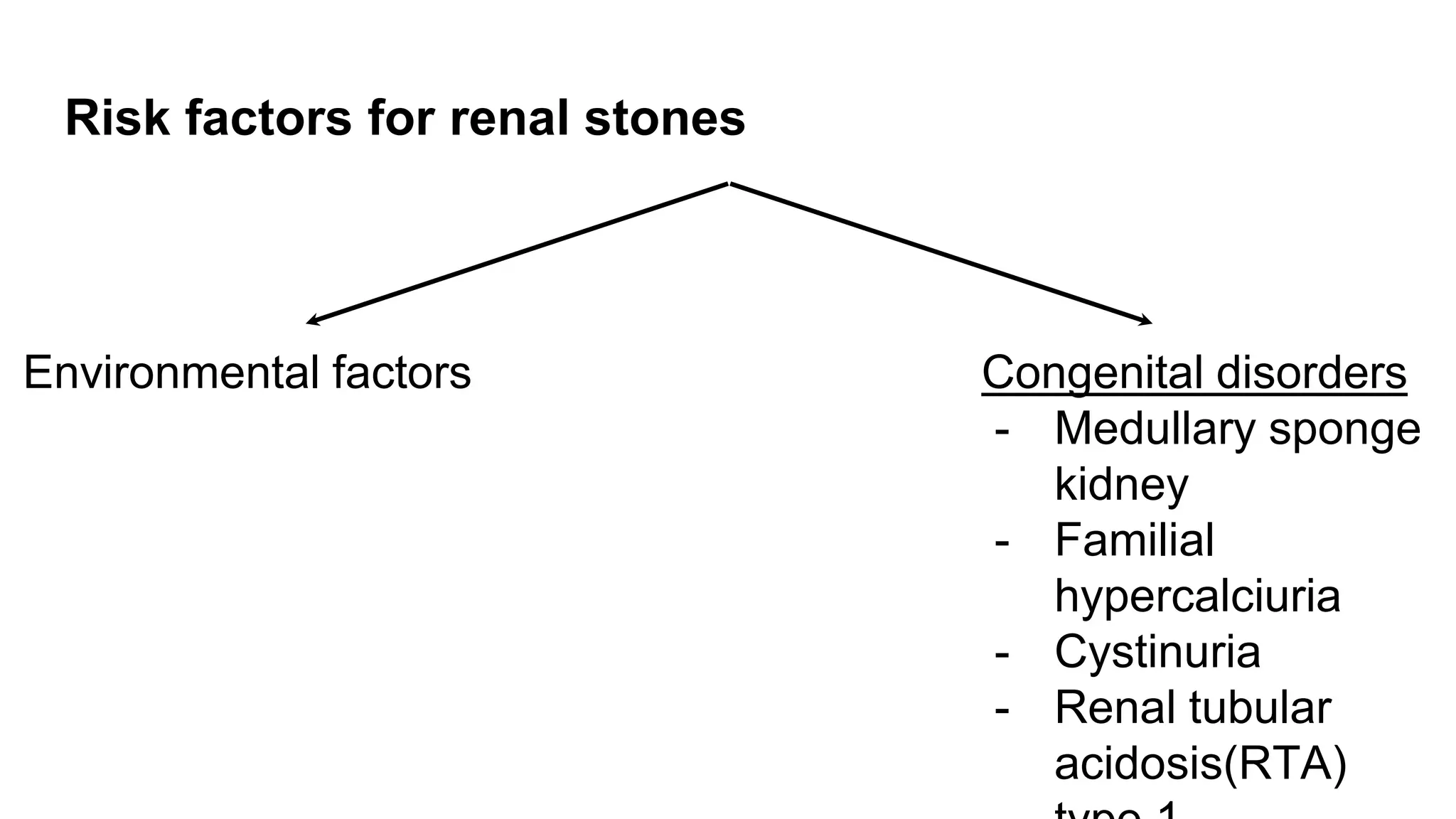 Renal stone diseases - General Medicine - RDT | PPTX