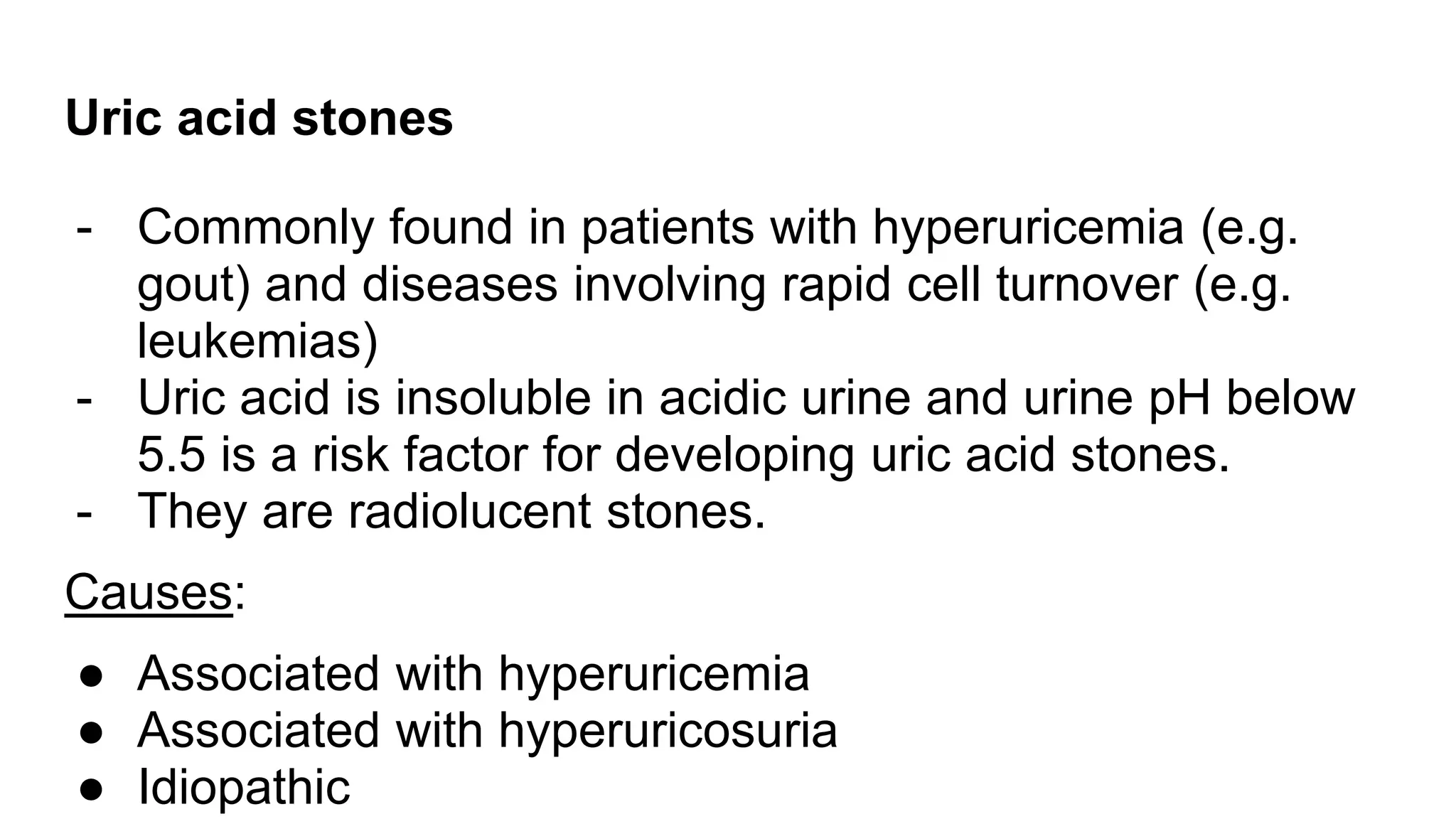 Renal stone diseases - General Medicine - RDT | PPTX