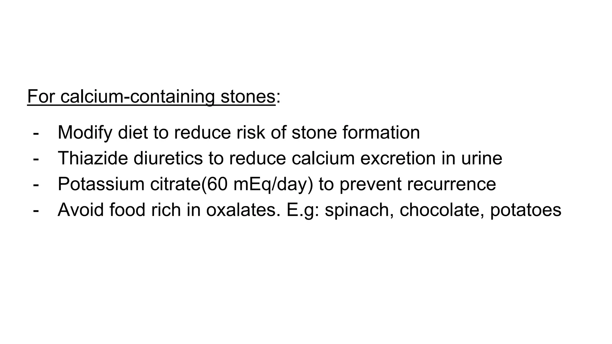 Renal stone diseases - General Medicine - RDT | PPTX