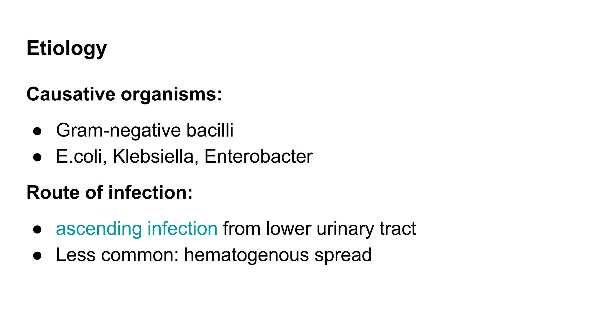 Urinary Tract Infections, Pyelonephritis - Medicine - RDT | PPTX