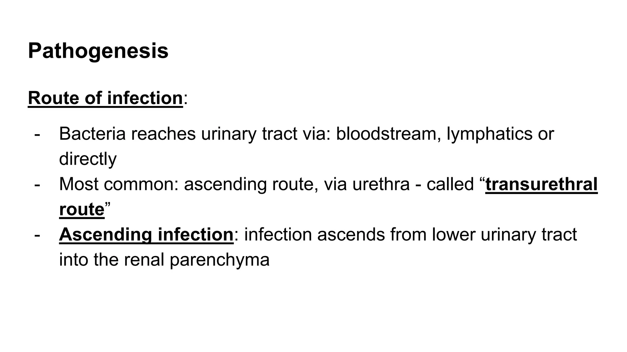 Urinary Tract Infections, Pyelonephritis - Medicine - RDT | PPTX