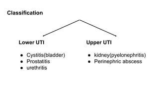 Urinary Tract Infections, Pyelonephritis - Medicine - RDT | PPTX