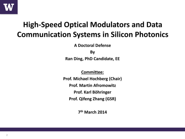 High-Speed Optical Modulators and Data Communication Systems in Silicon ...