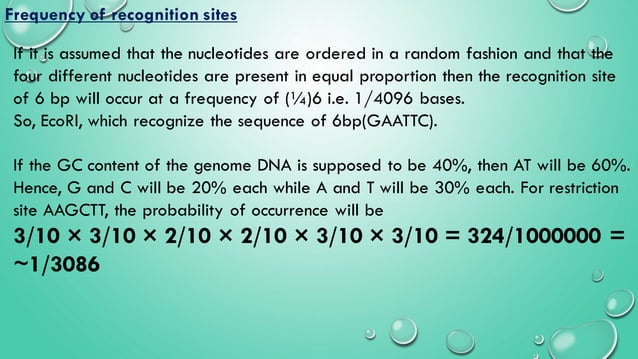 Recombinant DNA technology:- Restriction enzymes | PDF