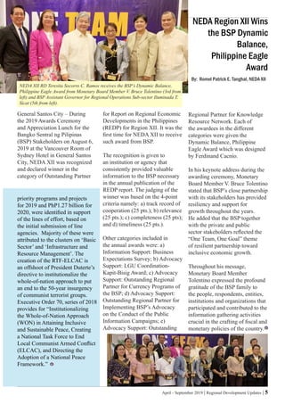 Regional Development Updates | Vol 17 Issue 2 | January - September ...