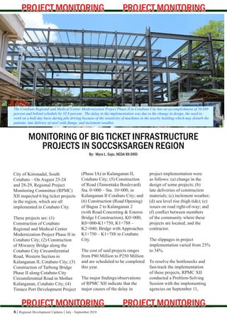 Regional Development Updates | Vol 16 Issue 3 | July - September 2018 | PDF