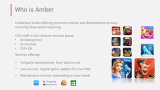 Amber Studio: How game design is changing your life | PDF