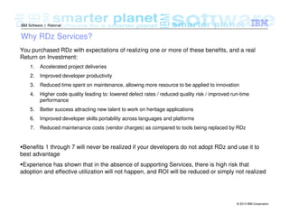 IBM Rational Developer for System z Quick Start Sales Presentation | PPT